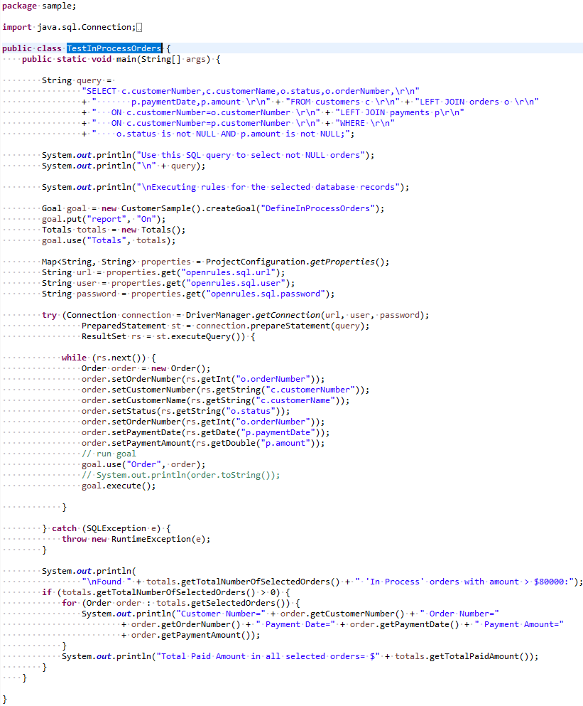 Rule DB – SQL Outside Rules – Decision Intelligence Platform