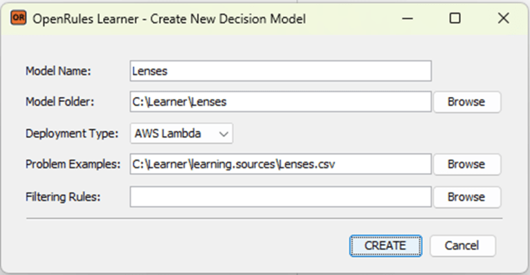 Rule Learner – Install – Decision Intelligence Platform